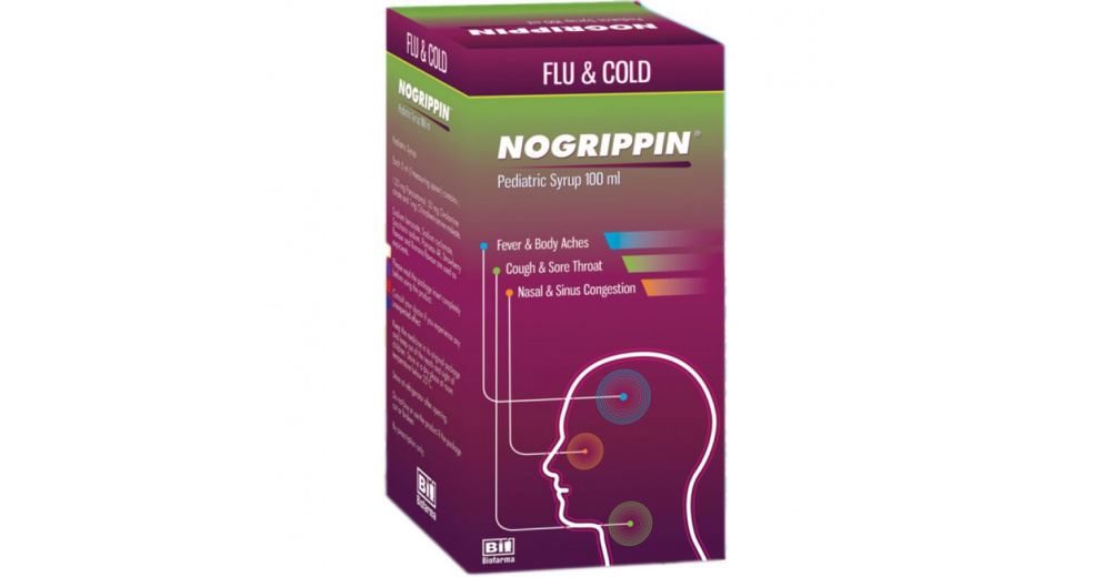 Nogripin сируп за деца 100ml :: ПЗУ Аптека Виа Фарм