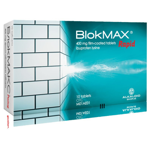 Blok MAX Rapid 400mg таблети за возрасни :: ПЗУ Аптека Виа Фарм