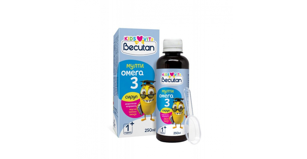 Becutan multi omega3 сируп за деца 250ml :: ПЗУ Аптека Виа Фарм