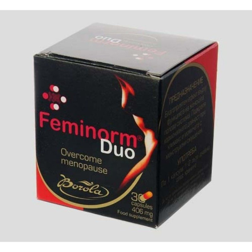 Feminorm Duo капсули за жени во менопауза, 30 капсули :: ПЗУ Аптека Виа ...