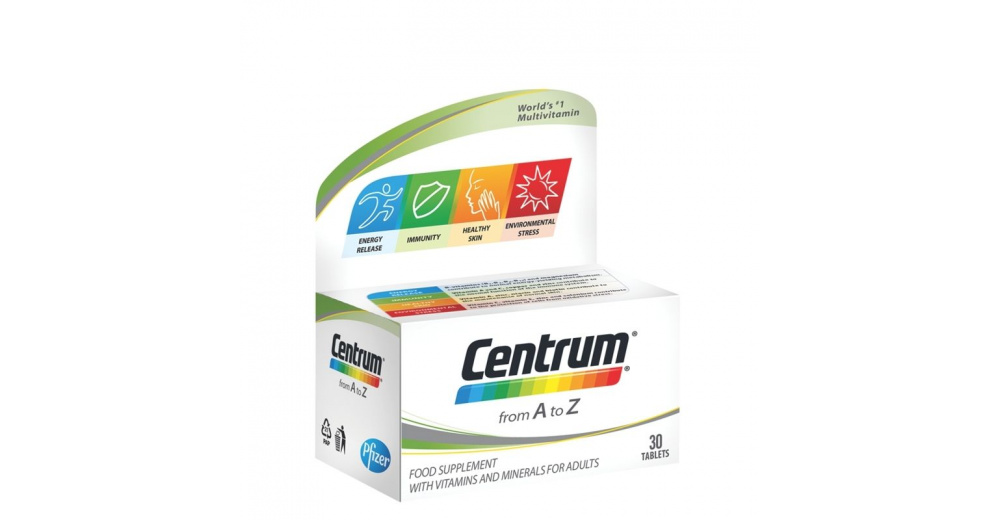 Centrum A-Z таблети за возрасни, 30 таблети :: ПЗУ Аптека Виа Фарм