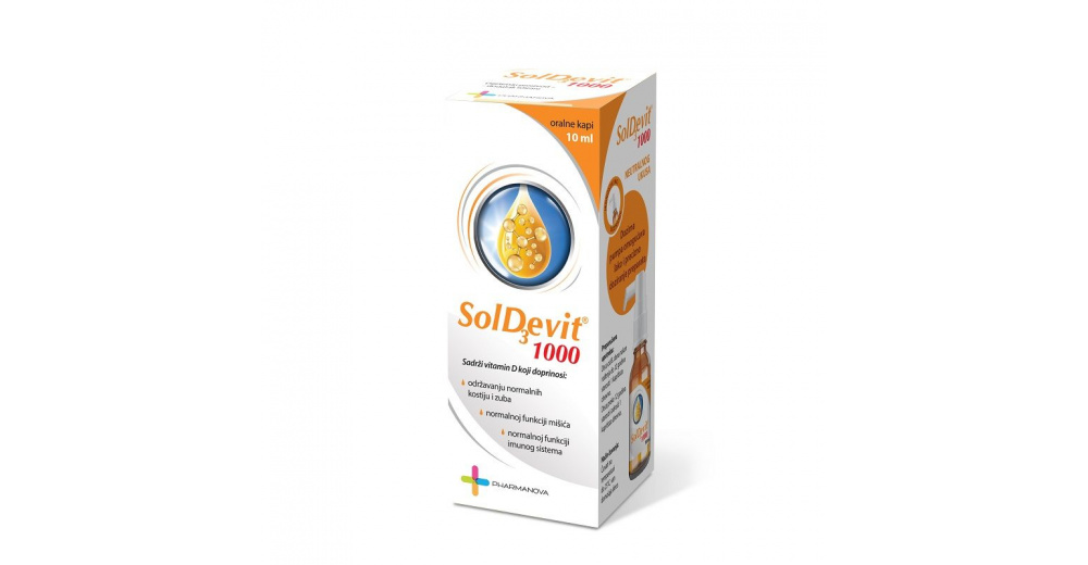 SolDevit 1000IU орални капки 10ml :: ПЗУ Аптека Виа Фарм