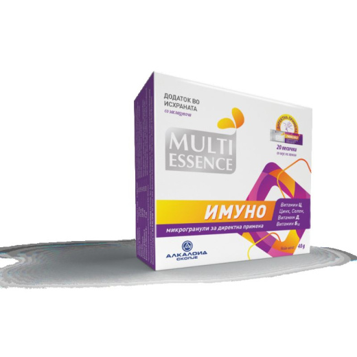 MULTI ESSENCE IMMUNO ќесички за возрасни, 20 ќесички :: ПЗУ Аптека Виа Фарм