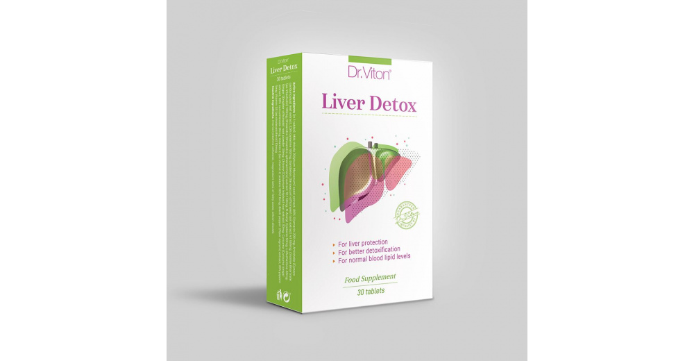 Dr. Viton Liver Detox таблети, 30 таблети :: ПЗУ Аптека Виа Фарм