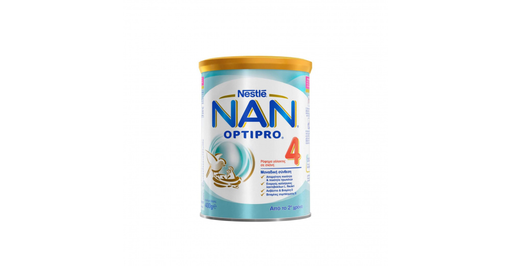 NAN OPTIPRO 4 прав за подготвување на млечен напиток за мали деца од 2 години 400g :: ПЗУ Аптека ...