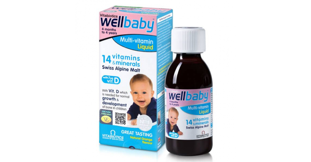 Wellbaby Multi-vitamin суспензија 150ml :: ПЗУ Аптека Виа Фарм