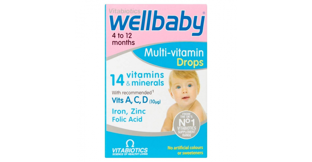 Wellbaby Multi-vitamin капки 30ml :: ПЗУ Аптека Виа Фарм