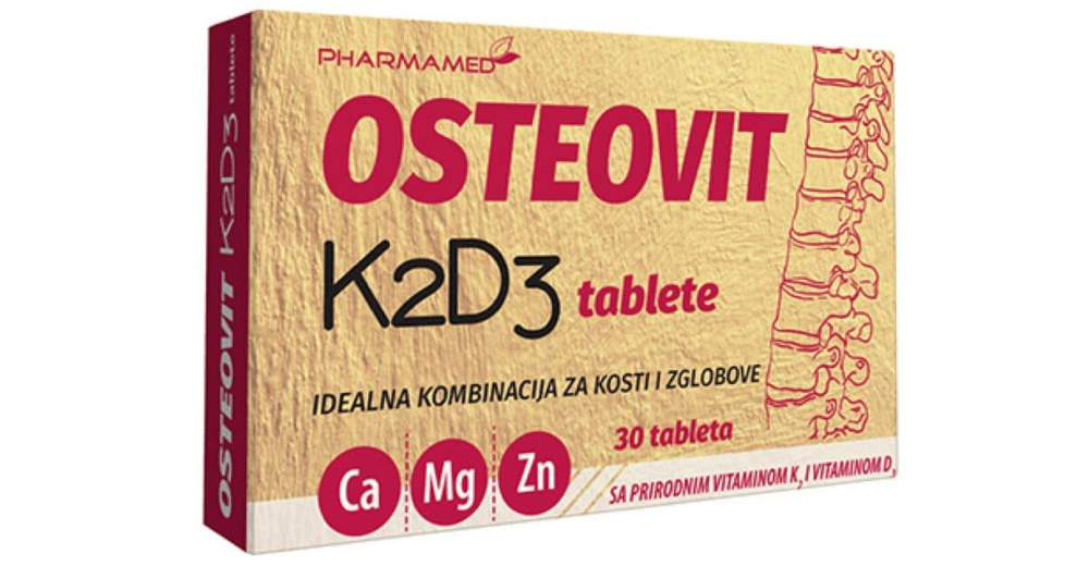 Osteovit K2D3 таблети, 30 таблети :: ПЗУ Аптека Виа Фарм