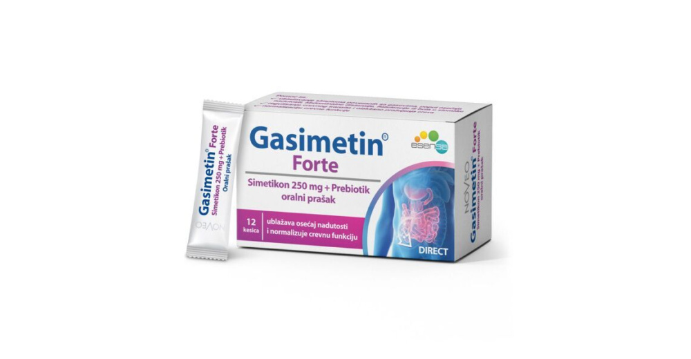 Gasimetin Forte Direct ќесички, 12 ќесички :: ПЗУ Аптека Виа Фарм