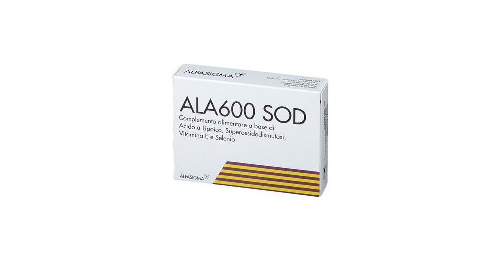 ALA 600 SOD таблети, 20 таблети :: ПЗУ Аптека Виа Фарм