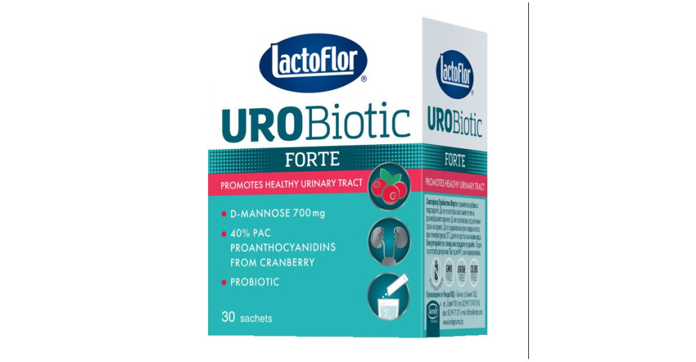 Lactoflor UROBiotic FORTE ќесички, 30 ќесички :: ПЗУ Аптека Виа Фарм