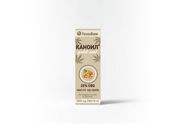 KANOIL Gold Nut 25% CBD 10ml :: ПЗУ Аптека Виа Фарм