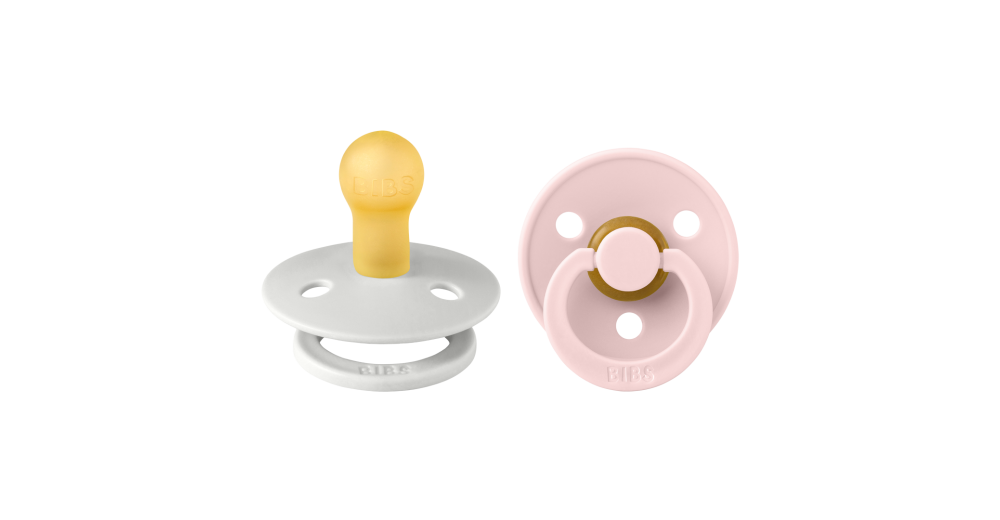 BIBS HAZE/BLOSSOM ROUND Латех цуцла лажливка 1 (0-6 месеци), 2 цуцли ...