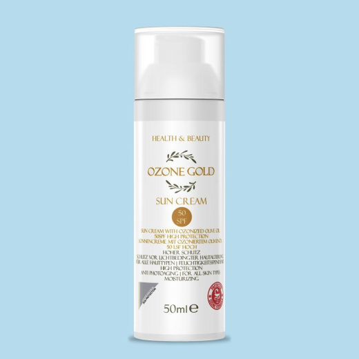 OZONE GOLD SUN CREAM SPF50 Крем со заштитен фактор 50ml :: ПЗУ Аптека ...