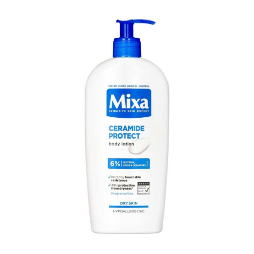 Mixa Ceramide Protect лосион за тело за сува кожа за зајакнување на ...